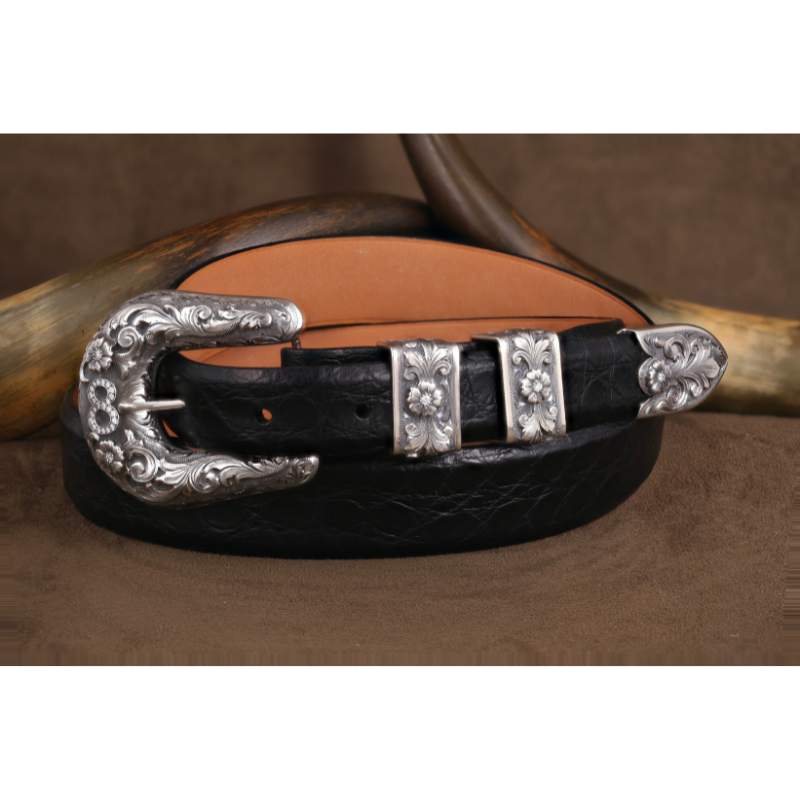 Custom Clint Orms Belt Buckle Sets - Clint Orms Engravers & Silversmiths