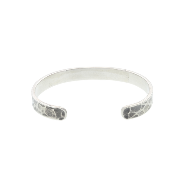 Bracelet 1450 Sterling Silver Hammered Cuff - Clint Orms Engravers ...