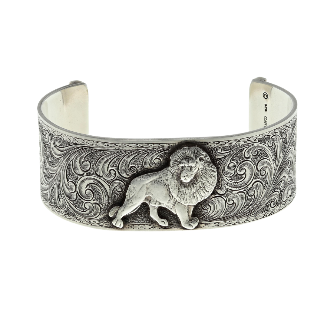 Bracelet 1824 Sterling Silver King of the Jungle – Clint Orms Engravers ...
